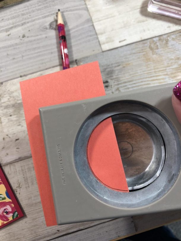 Fun Fold with 2 Inch Circle Punch - TX Stampin' Sharon