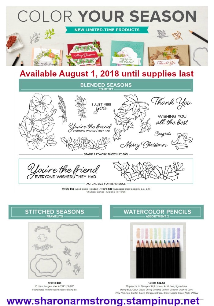 Coloring Techniques and Tips with Stampin' Up! Blended Seasons - TX ...