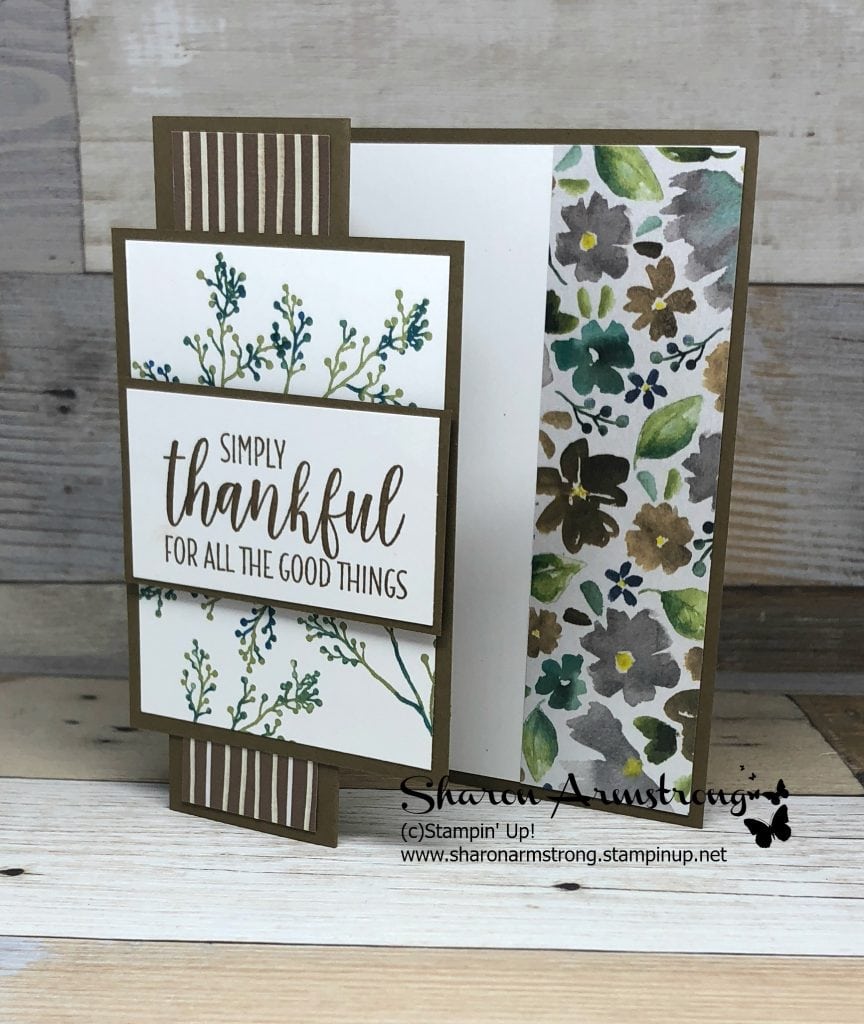 Reverse Z Fold Interactive Card - TX Stampin' Sharon