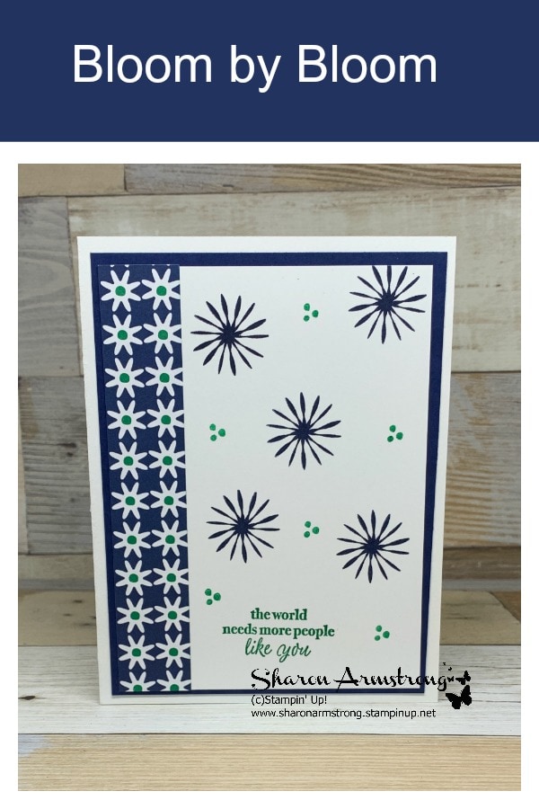 3 Cards: Colorful Bloom by Bloom Made in 10 Minutes - TX Stampin' Sharon