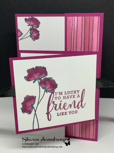 How To Make A Delightful Double Fold Card - TX Stampin' Sharon