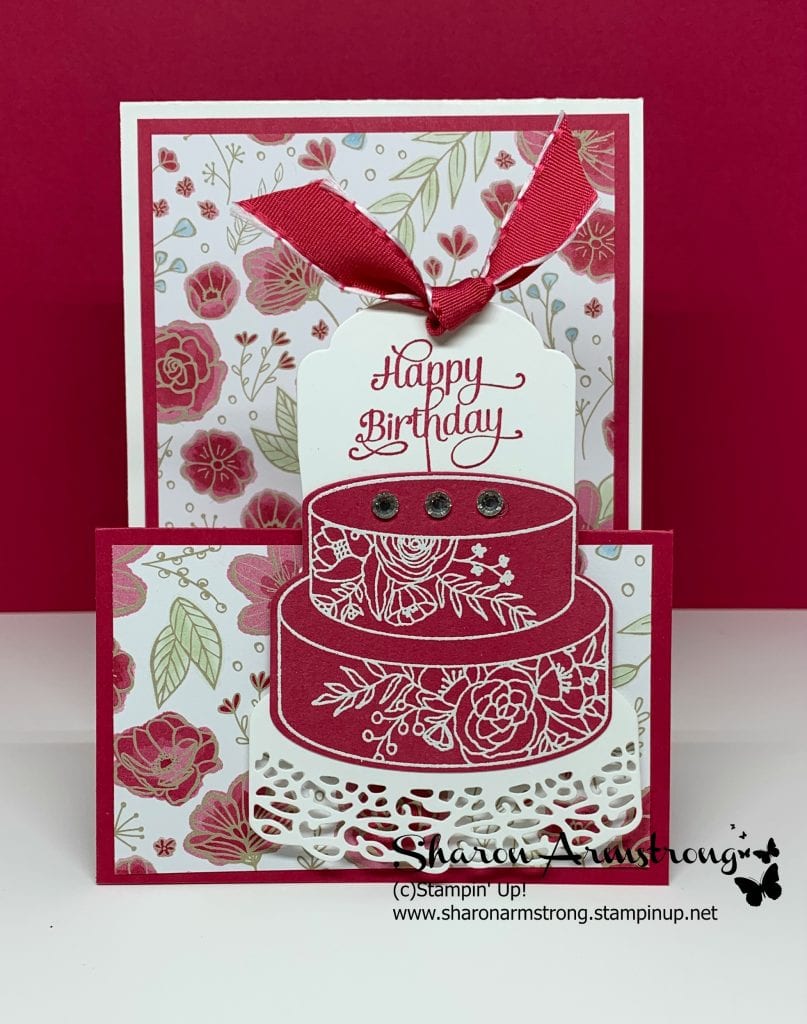 You'll be Proud to Make this Double Easel Fold Card - TX Stampin' Sharon