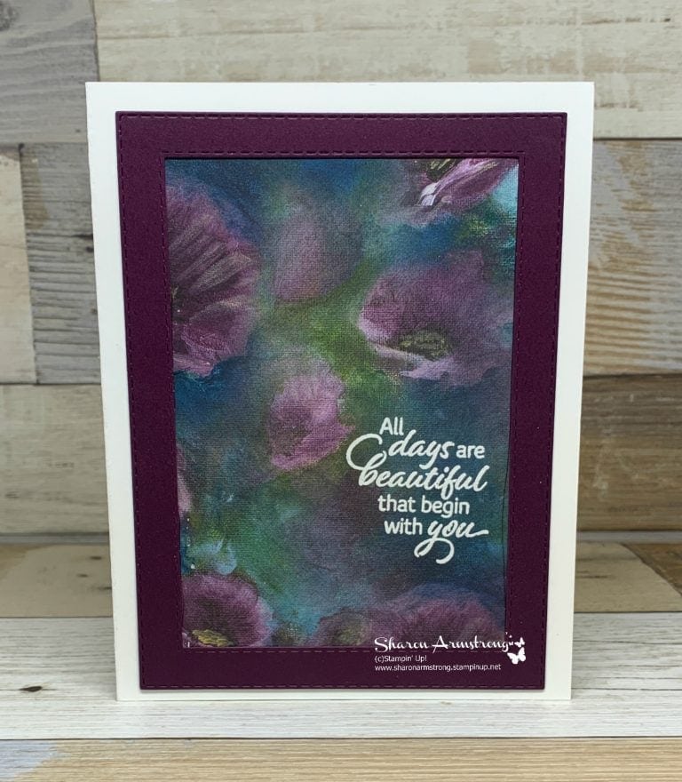 Elegant Perennial Essence cards - TX Stampin' Sharon