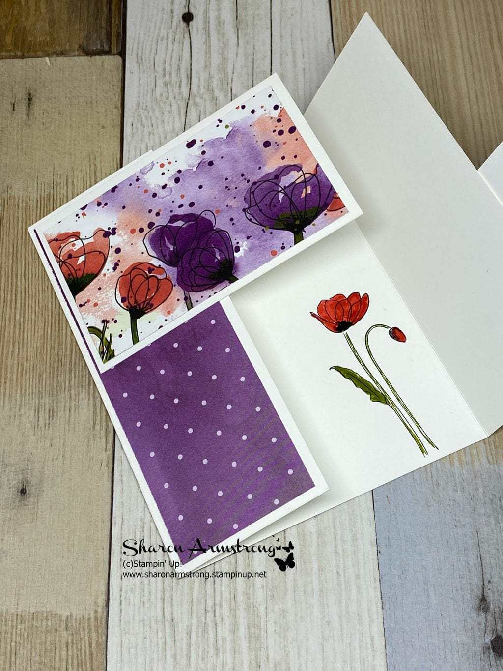 How to Make a Gorgeous Double Gate Fold Card - TX Stampin' Sharon