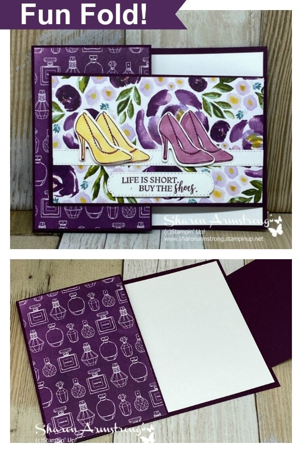 A Fashionable Fun Fold Card Proven to Win Smiles {Dressed to Impress}