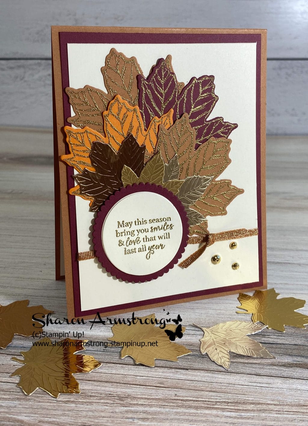 How to Make a Fun Fall Card - TX Stampin' Sharon