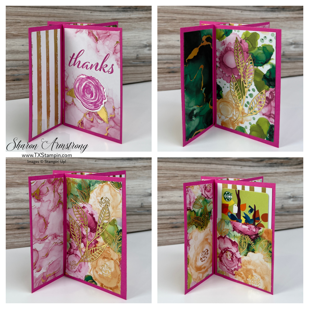 Pinwheel Card Tutorial: Easily Make This Double As A Gift Card Holder!