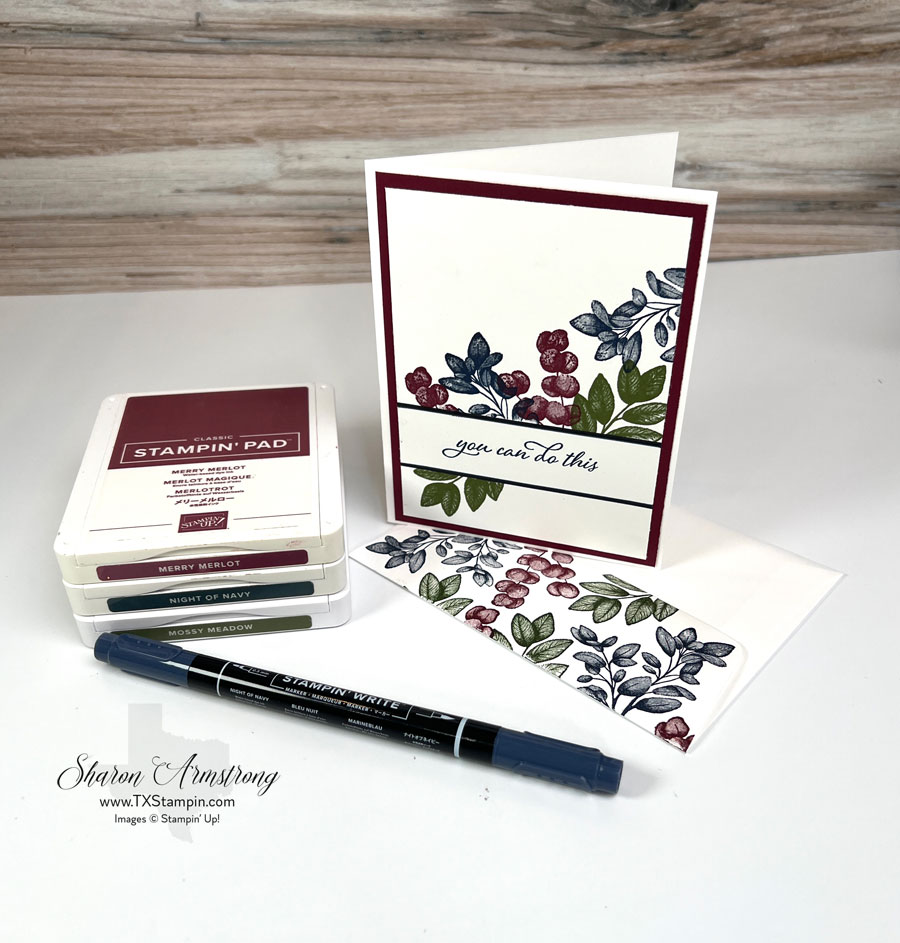 Hand Stamped Cards That Are Easy To Make? Absolutely!