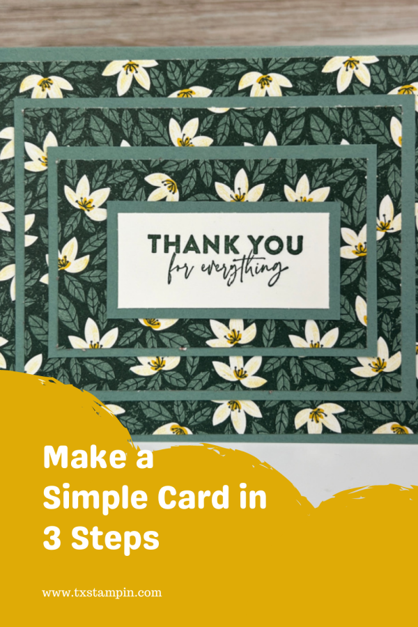 Triple Layer Card Layout: How To Make A Simple Card With Designer