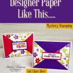 How to Make Your Own Background Paper for Card Making