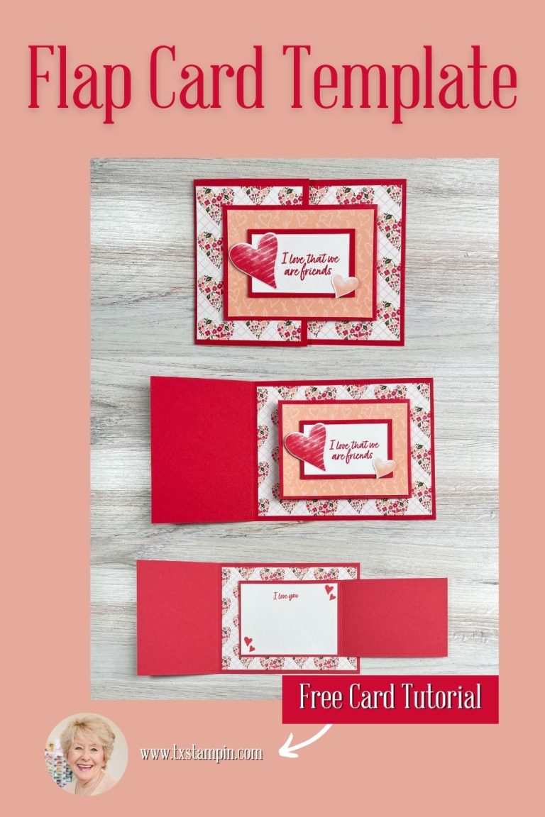Flap Card Template: Easy Free Card Making Lesson For Anyone