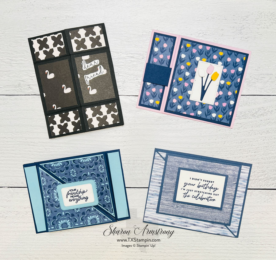 Fun Fold Cards Vol 6 | Make These 4 New Card Designs