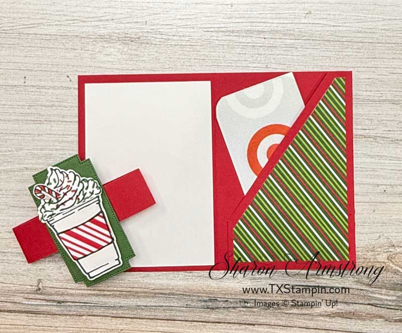 Christmas Gift Card Holder Ideas: Easy DIY Tutorial - TX Stampin' Sharon